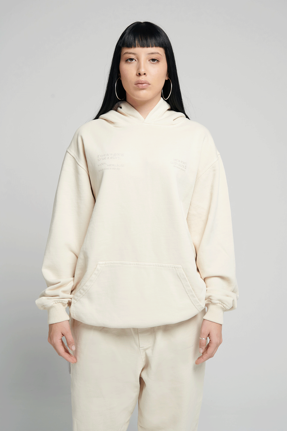 Sand Beige Hoddie – The Locals Company